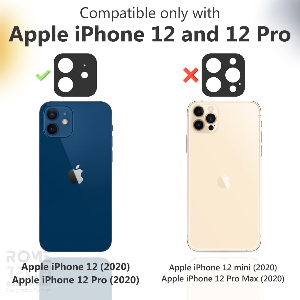 for Apple iPhone 12 Pro /12 Case with Belt Clip Holster, Kickstand Slim Cover Phone Case - Black