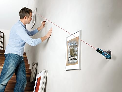 Bosch GLL1P 65ft Combination Point and Line Laser Level for Horizontal, Vertical or Angular Leveling Applications, Black