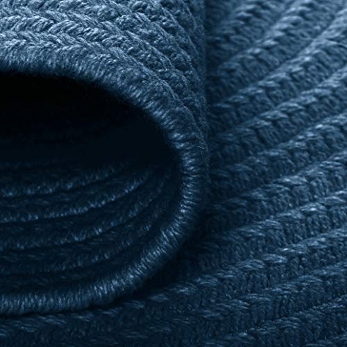 Colonial Mills Bristol Polypropylene Braided Rug, 2-Feet by 3-Feet, Federal Blue