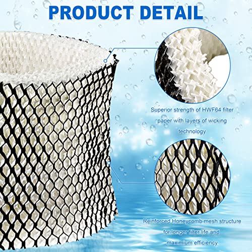Cobectal HWF64 Humidifier Filter B Replacement for Sunbeam SCM1746, Compatible with Holmes HM1746 Bionaire Humidifiers,2 Pack