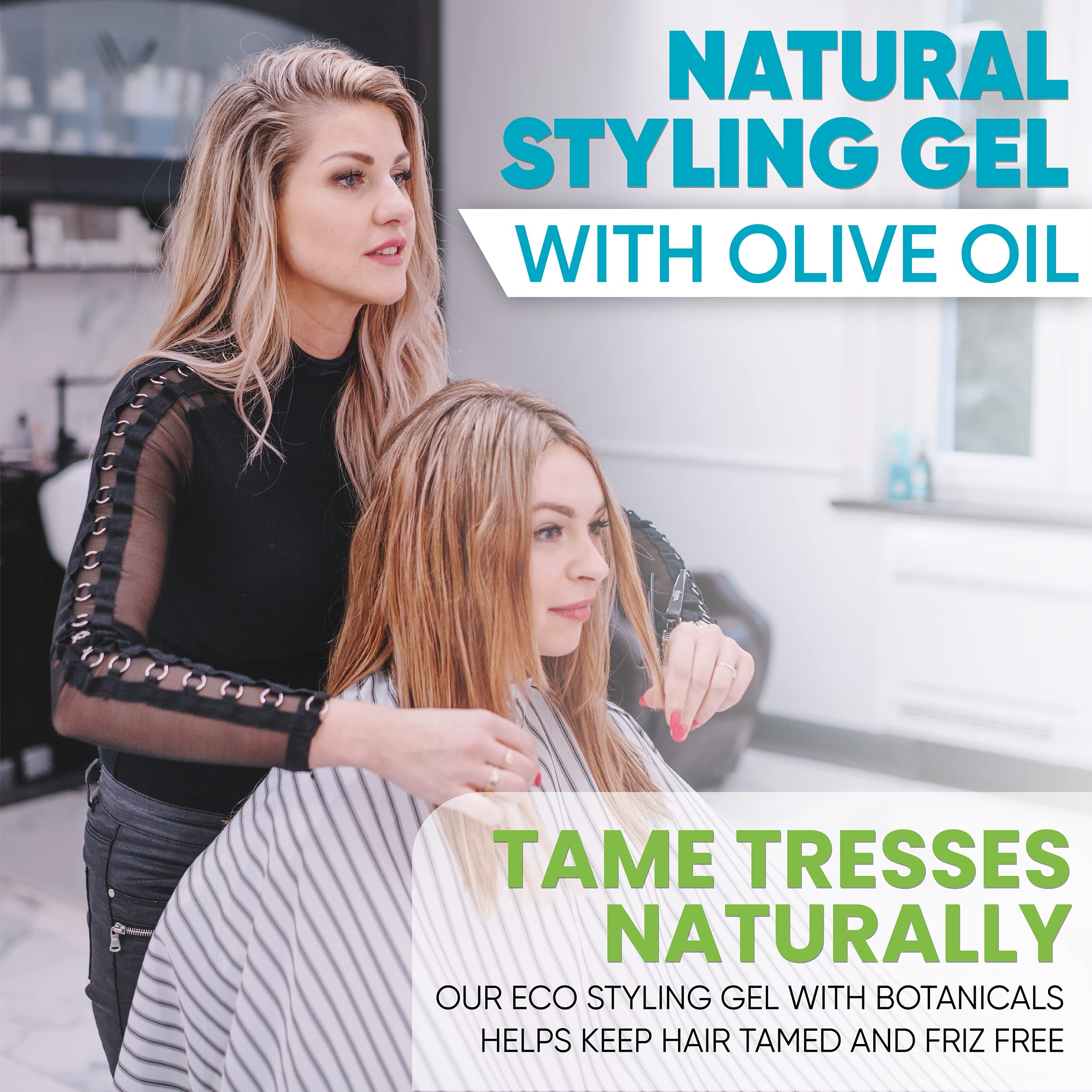 Hair Gel Organic 8 Oz Bottle Made By Herbal Choice Mari