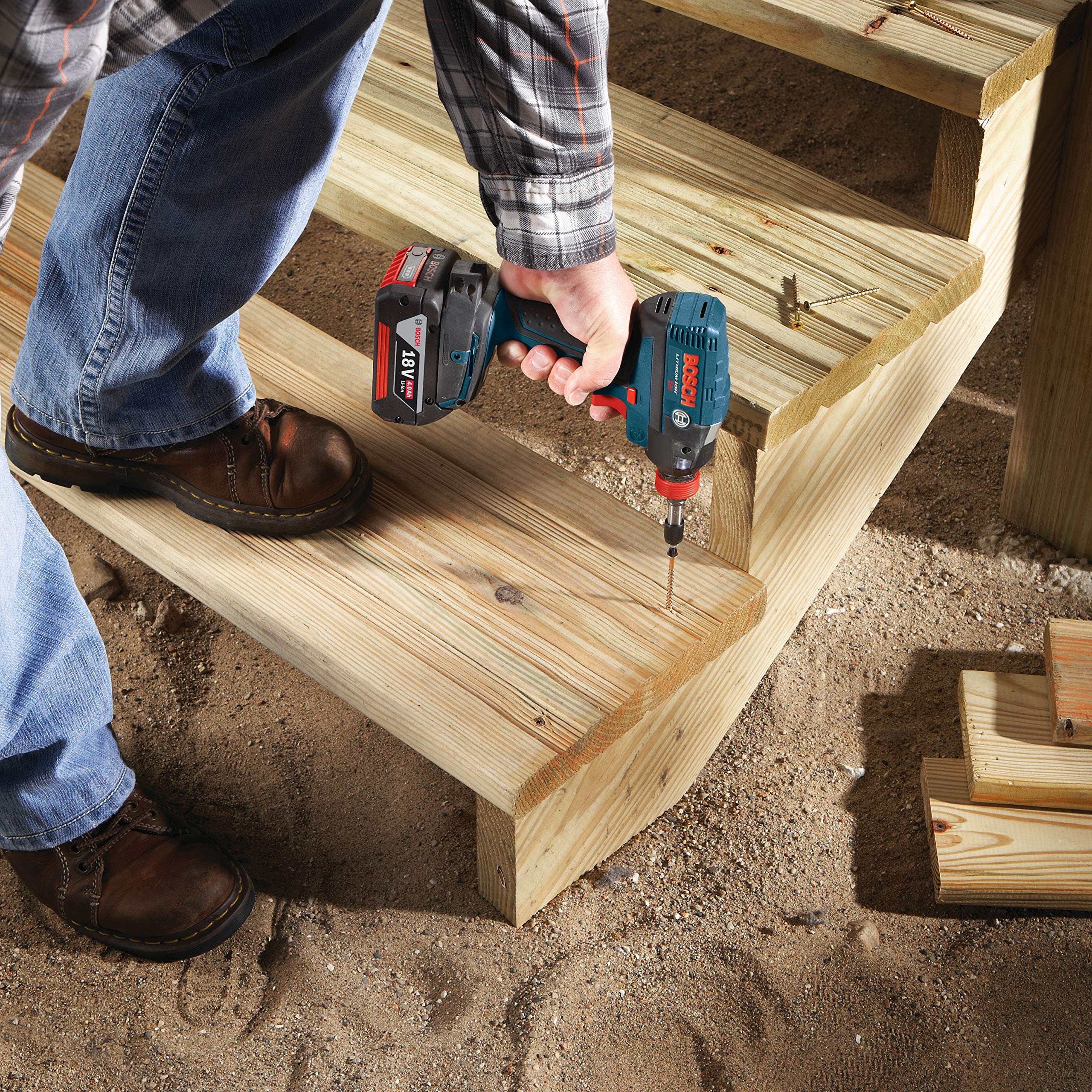 BOSCH ITSQ235B 10-Pack 3-1/2 In. Square #2 Impact Tough Screwdriving Power Bits