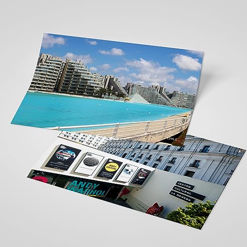 Dear Mapper Chile City Landscape Postcards Pack 20pc/Set Postcards From Around The World Greeting Cards for Business World Travel Postcard for Mailing Decor Gift