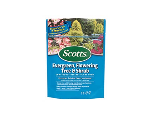 Continuous Release Evergreen Flowering Tree & Shrub 11-7-7 Formula, 3-Lb.