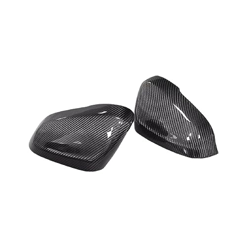 Car Carbon Fiber Side Rear View Mirror Cover Trim Compatible with Volvo S60 S60L S80L V40 V60 2014-2019