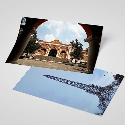 Dear Mapper Guatemala City Landscape Postcards Pack 20pc/Set Postcards From Around The World Greeting Cards for Business World Travel Postcard for Mailing Decor Gift