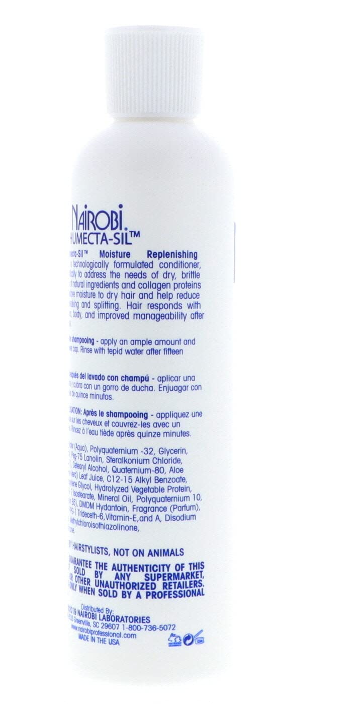 Nairobi Humecta-Sil Moisture Replenishing Unisex Conditioner, 8 Ounce