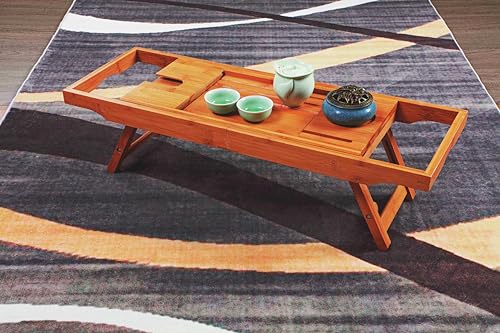 Flame Retardant Fireplace Rugs for Living Room Rugs Machine Washable 4x6 Gray Modern Fluffy Rubber Bedroom Dining Heat Resistant Area Rugs Decor
