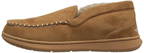 Dockers Men's Craig Ultra-Light Mid Moccasin Premium Slippers, Beige, 12 M US