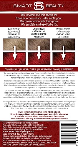 Smart Beauty Red Hair Dye with Plex Anti-Breakage Technology Protecting and Restoring Hair Structure, Plum Color, Vegan and Cruelty-Free