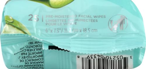Pond's Vitamin Micellar Wipes For Dry Skin Hydrate Aloe Vera Removes Waterproof Makeup 25 Wipes