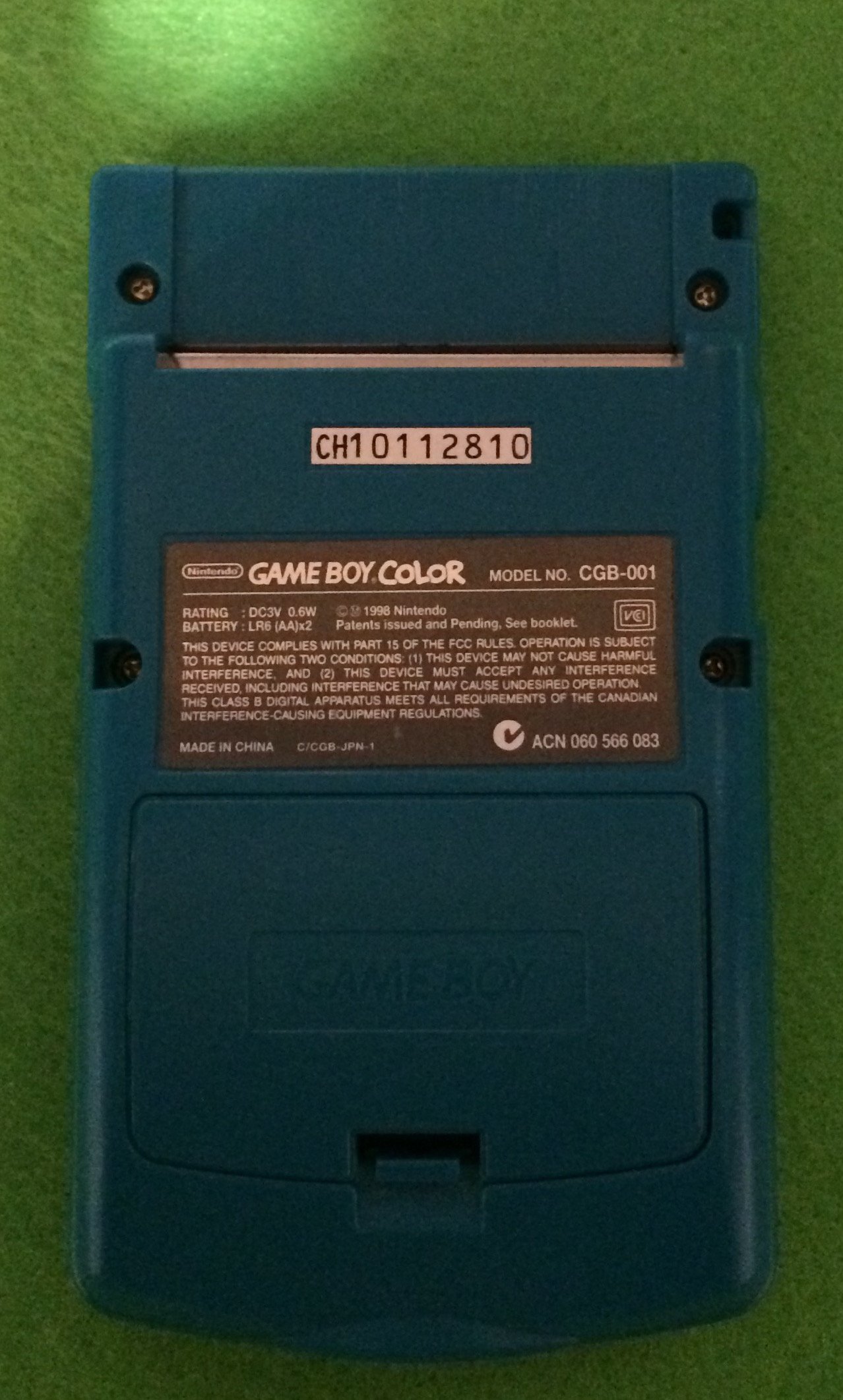 Game Boy Color Console in Blue - JAPANESE IMPORT