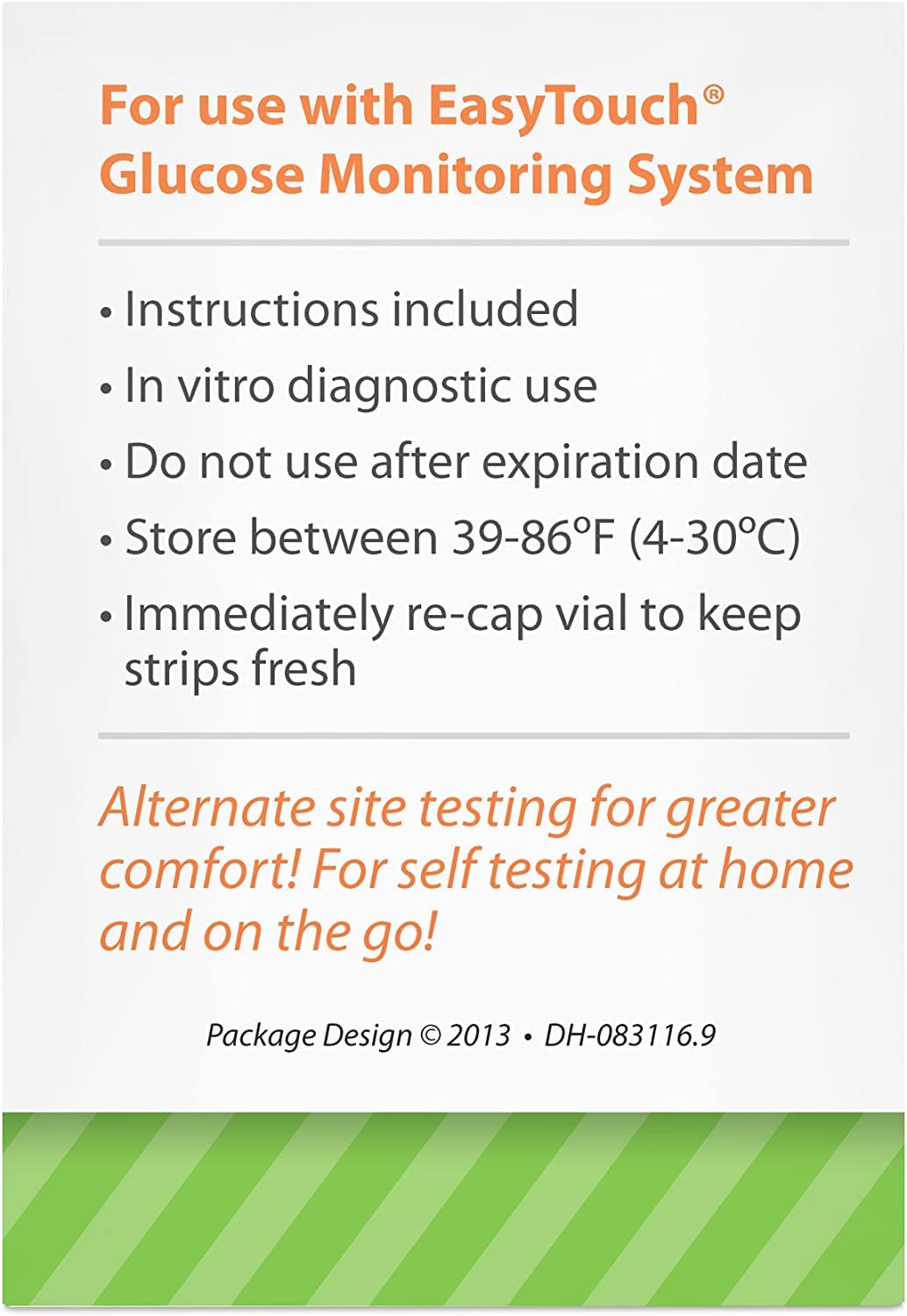 Easy Touch Glucose Test Strip - 50ct