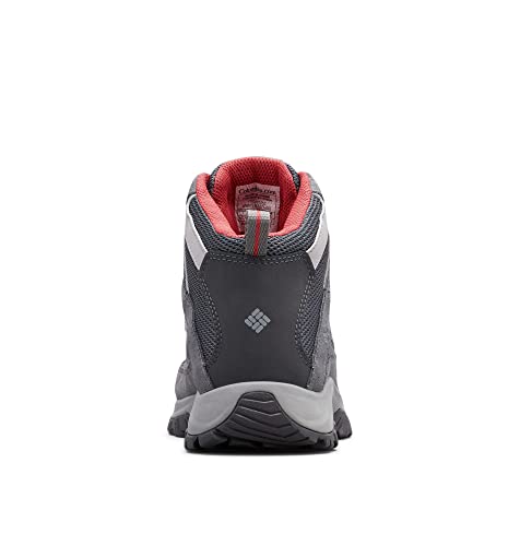 Columbia Women's Crestwood Mid Waterproof Hiking Boot Shoe, Graphite, Daredevil, 8.5