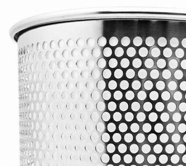 Bella Cuisine NEW Multi-Pot with Pasta Insert 18/10 Stainless Steel Pasta Cooker Steamer Multipots, Pouring Spout, Pouring Glass, 7 inches