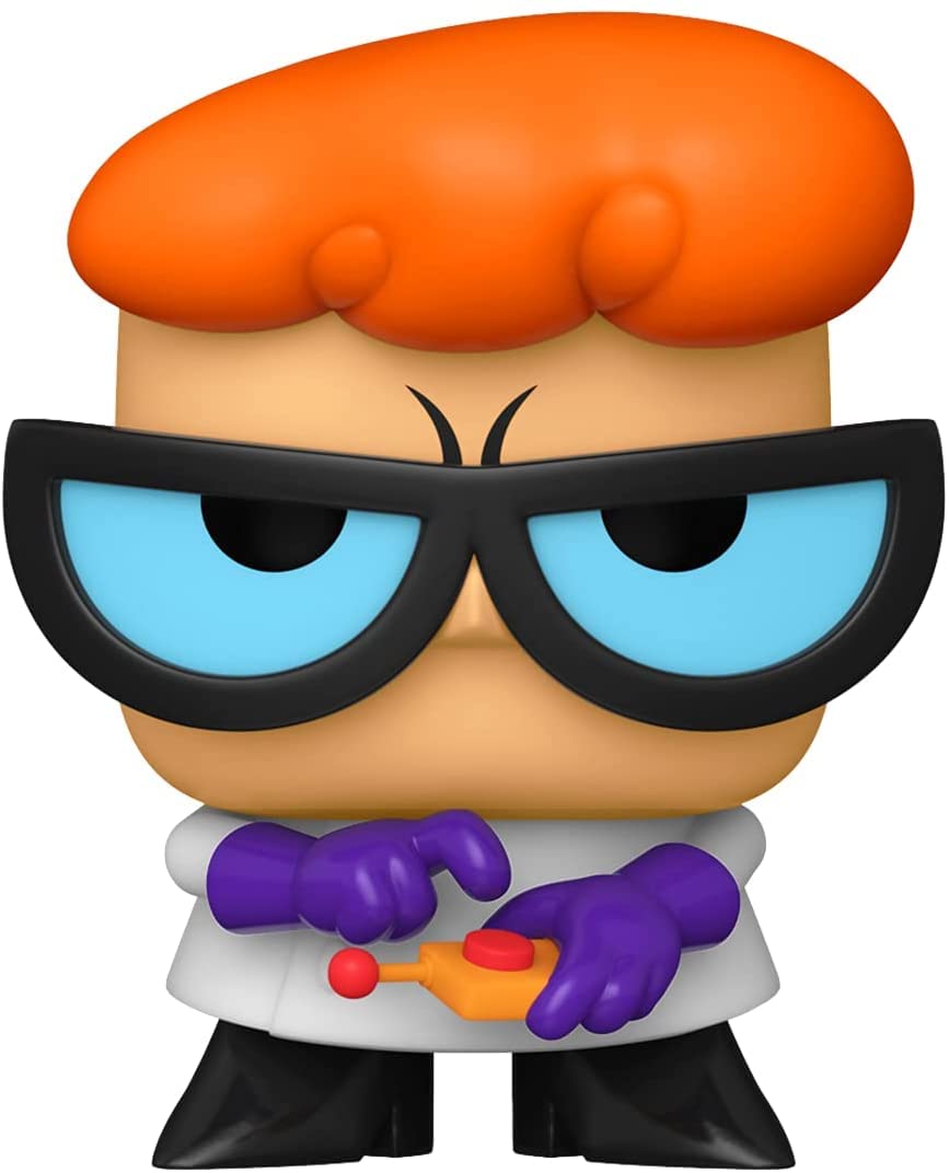 Visit the Funko Store Funko Pop Bundle - 1 Dexter's Lab: Dexter with Remote Vinyl Figure with PET Plastic Box Protecter
