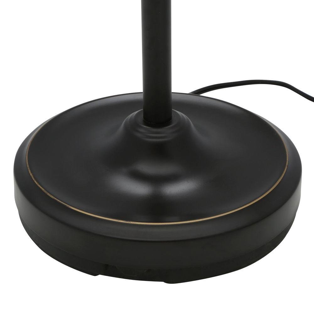 Hampton Bay 71.5 in.Antique Bronze Finish Floor Lamp with attached adjustable reading light