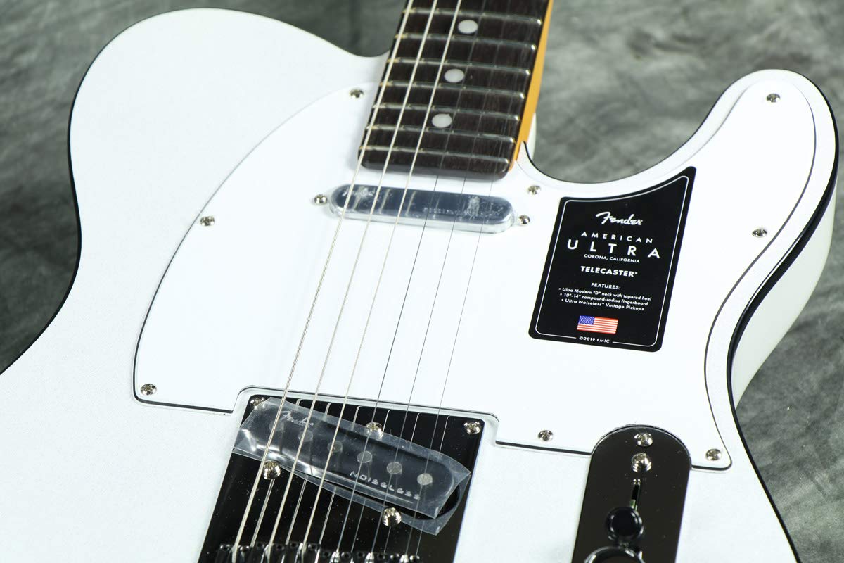 Fender American Ultra Telecaster - Arctic Pearl with Rosewood Fingerboard