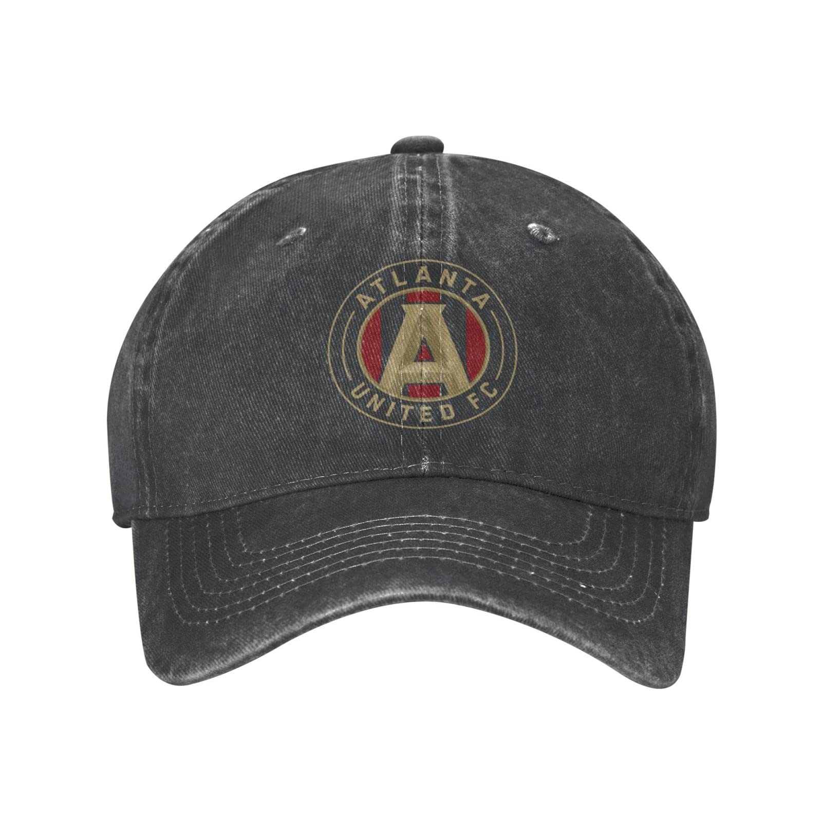 Atlanta United Cap Adult Adjustable Classic Casquette Denim Hat for Outdoor Black
