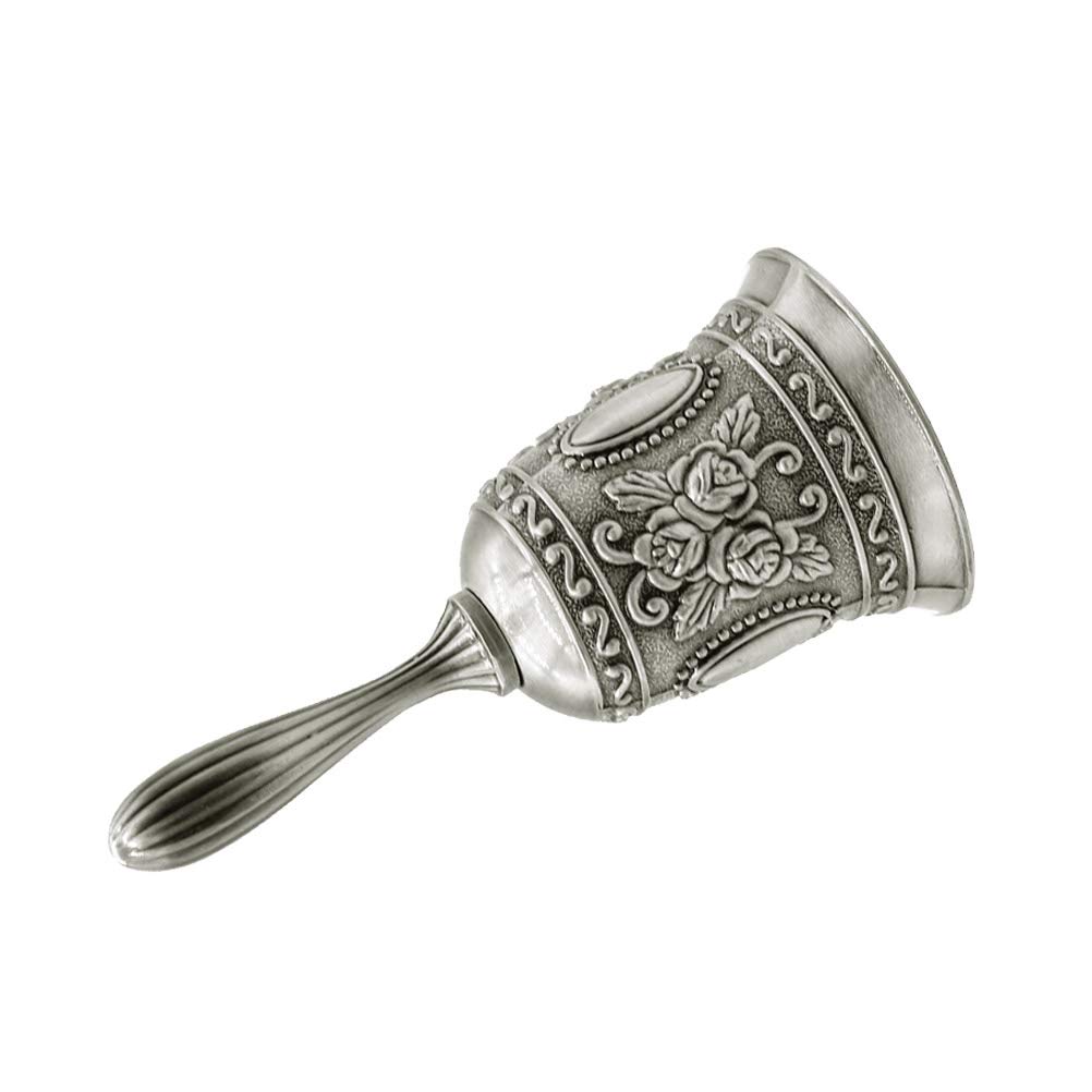 Hand Bell, Uspacific Metal Held Dinner Bell Brass Jingle Call Bell for School Church Adults Classroom Wedding Decorative (2pattern)