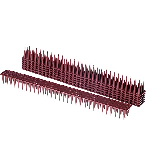 Bird Spikes, Bird Deterrent Spikes for Small Birds Pigeon Squirrel Raccoon Cats Crow Bird Repellent Spikes for Outside to Keep Birds Away
