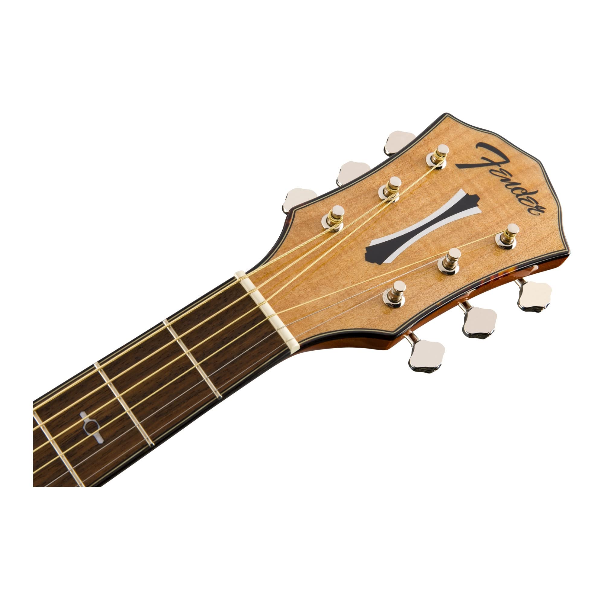 Fender FA-345CE Auditorium Cutaway Acoustic Guitar, with 2-Year Warranty, Natural
