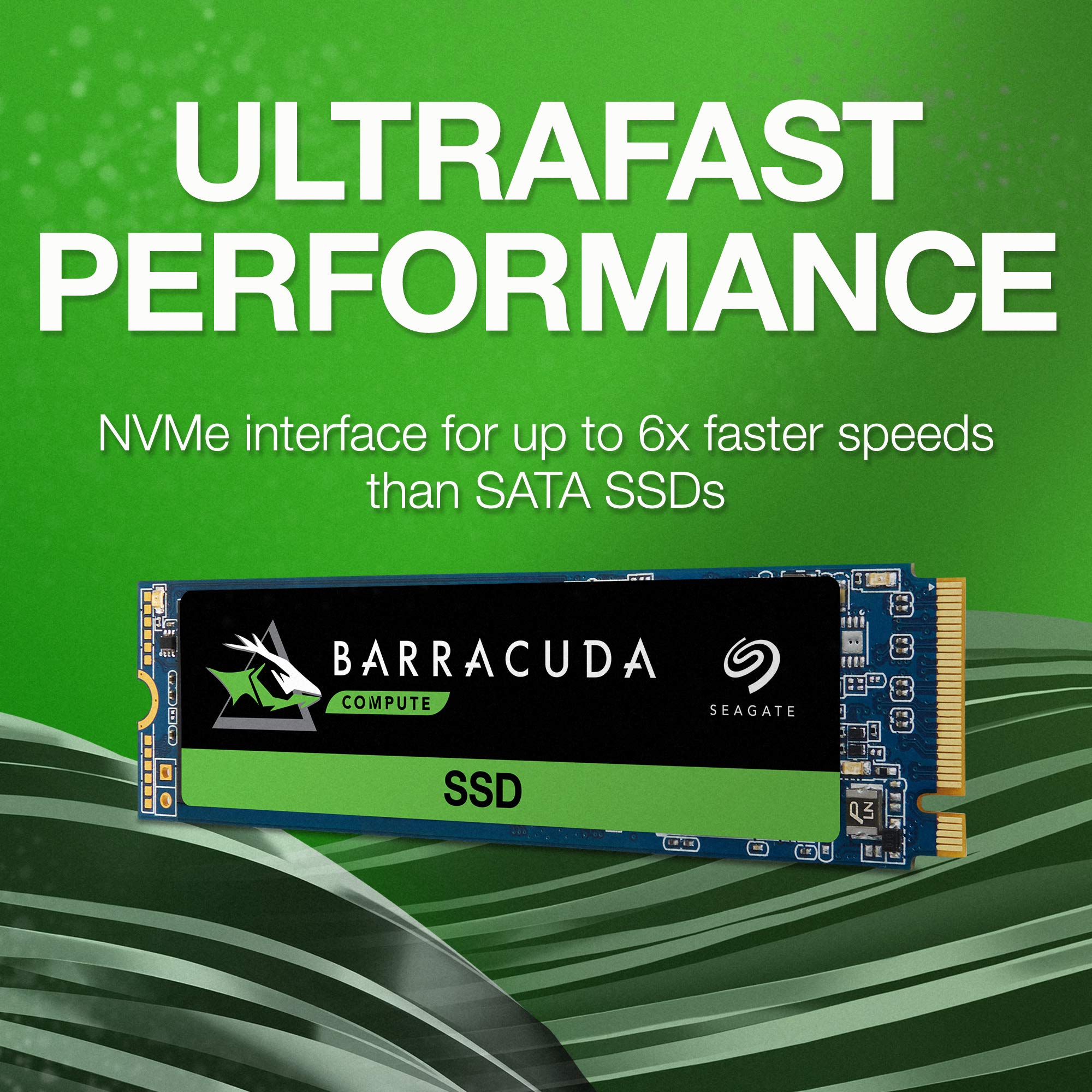 Seagate Barracuda 510 256GB SSD Internal Solid State Drive - PCIe Nvme 3D TLC NAND for Gaming PC Gaming Laptop Desktop (ZP256CM30041)