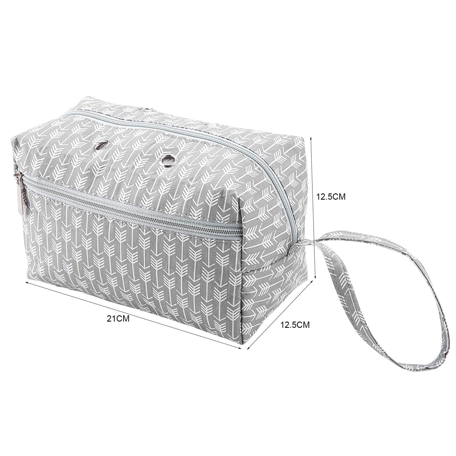 Serlium Yarn Storage Bag Knitting Bag for Yarn Storage Waterproof Crochet Bag Carrying Knitting Bag for Crochet Needles Knitting Accessories (Square)