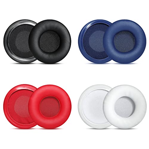 Breathable Ear Pads Pillow Cover 1 Pair Memory Foam Earpads Replacement Black White Compatible with ATH-AR3BT AR3IS gaming earmuffs Replacement headband earmuffs cushion compatible with ATH-AR3BT