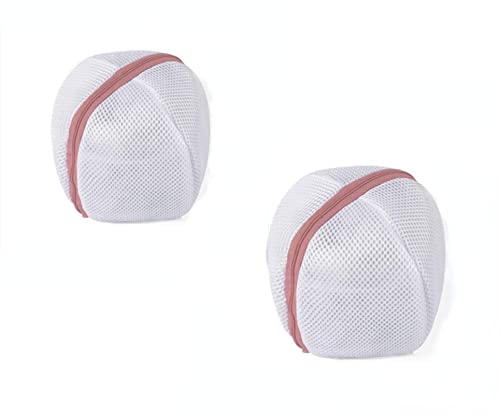 Bra Laundry Bags for Washing,Mesh Delicates Zipper Bra Laundry Bags for Washing Machine for Bra and Other Small Intimate Clothes 2Pcs