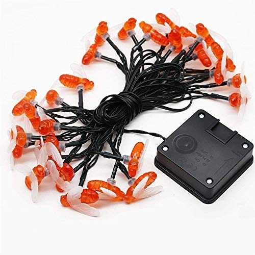 LIUPENGWEI Solar Led Fairy Lights String Light 8 Flashing Mode Outdoor/Indoor Decorative Light for Garden Home Wedding Party Christmas Halloween Decoration Lights String Garden Ghost Light