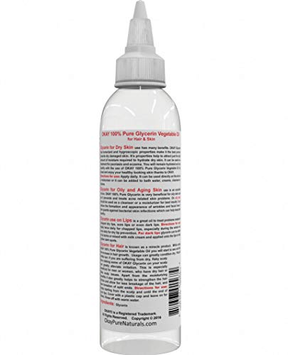 OKAY 100% PURE GLYCERIN VEGETABLE OIL 6oz / 177ml