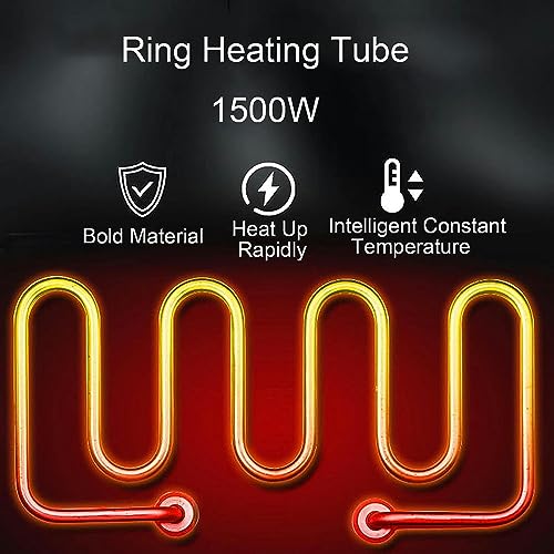 Commercial 1500W Electric Food Warmer, Stainless Steel Steam Table Buffet Server Food Warming Tray, Temperature Control, for Catering and Restaurants