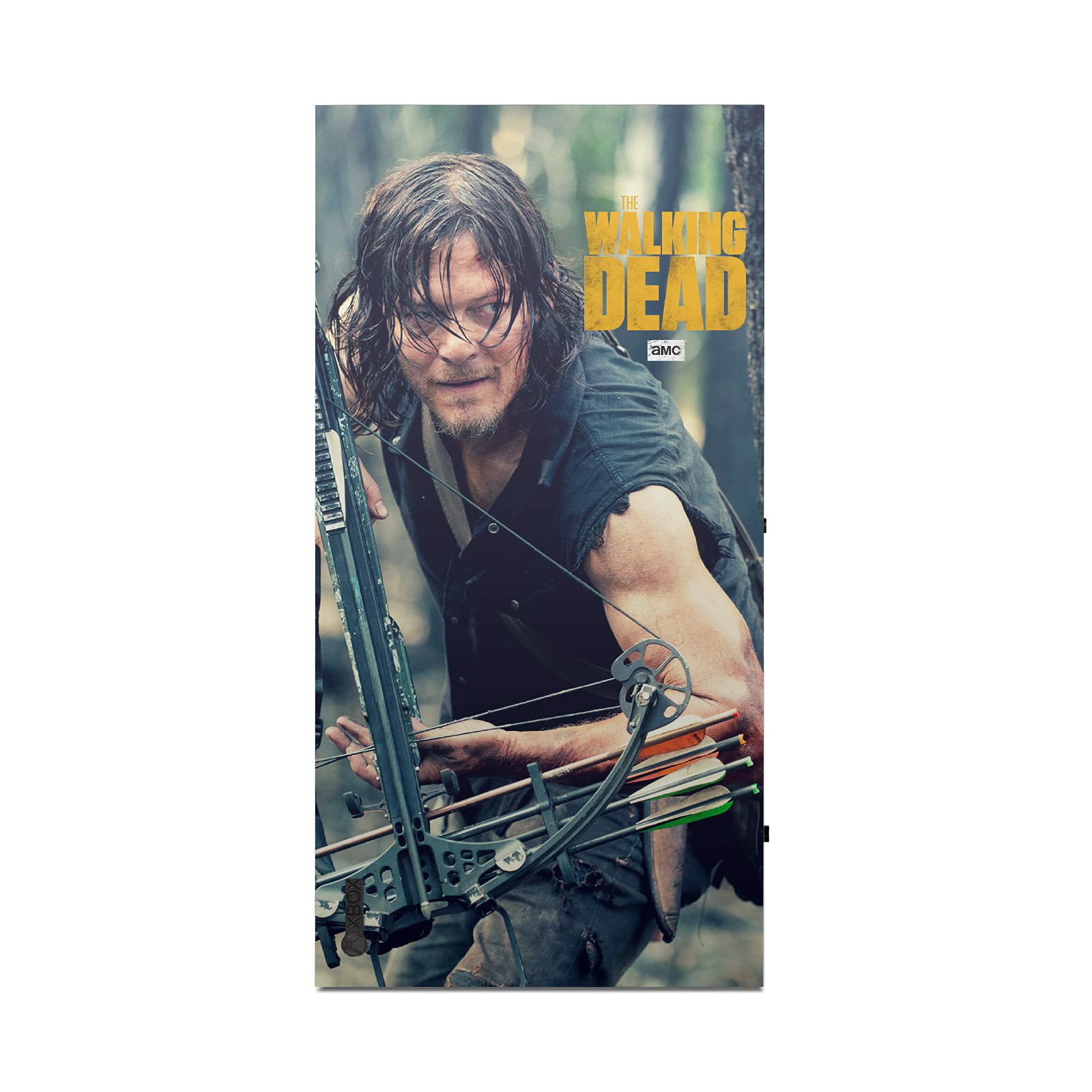 Head Case Designs Officially Licensed AMC The Walking Dead Daryl Lurk Daryl Dixon Graphics Vinyl Sticker Gaming Skin Decal Cover Compatible With Xbox Series X Console