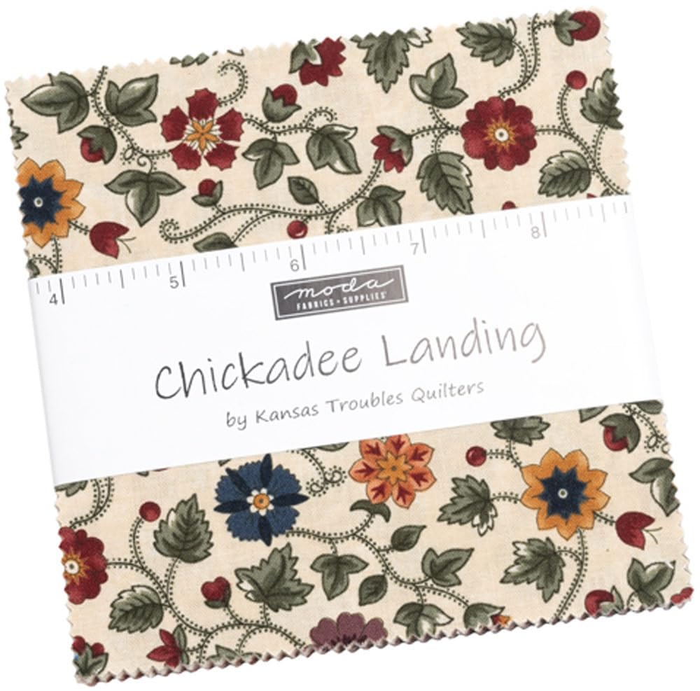 Chickadee Landing Charm Pack by Kansas Troubles Quilters; 42-5" Precut Fabric Quilt Squares