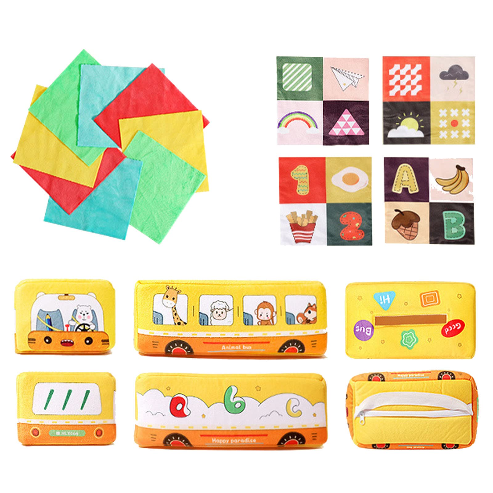 Baby Tissue Box Toy Baby Magic Tissue Box Baby Sensory Tissue Box Tissue Box Toys for Babies 6-12 Months