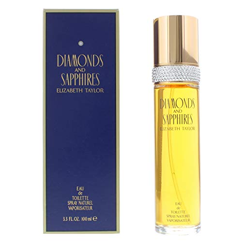 Elizabeth Taylor Diamonds and Sapphires for Women, Eau De Toilette Spray, 3.3 Fl Oz