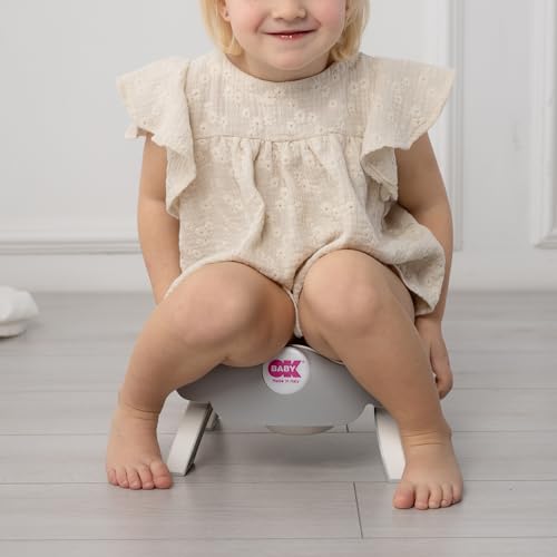 OKBABY On The Spot 3 in 1 Travel Potty Seat - Compact & Lightweight Design - Features Non-Slip Rubber Base - Removable Inner Bowl - Toilet Training Seat for Toddlers & Children, Turquoise