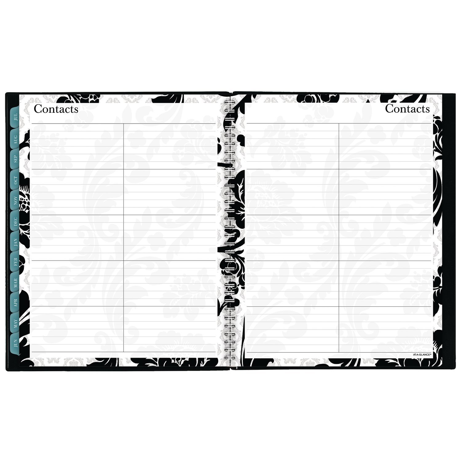 AT-A-GLANCE Academic Weekly / Monthly Planner / Appointment Book, July 2018 - June 2019, 8-1/2" x 11", Madrid, Black (793-905A-A8)