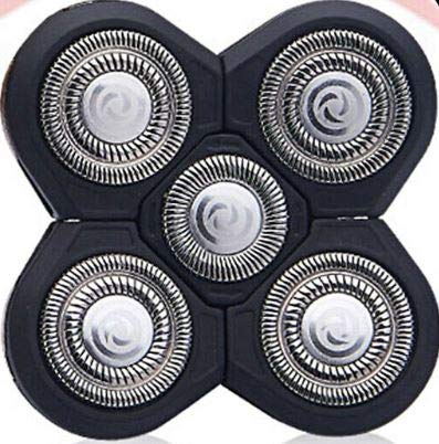 Premium Replacement 5 Blades System Shaving Heads Fit for Bald Shavers for Men