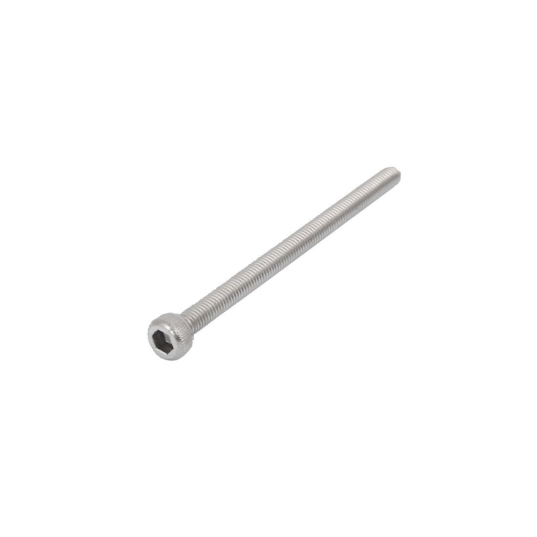 uxcell® M4x60mm Thread 304 Stainless Steel Hex Socket Head Cap Screw Bolt DIN912 35pcs