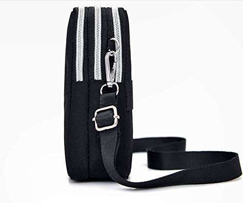 Kimwing Phone Purse Crossbody for Women iPhone 12 Pro Max / 11 Pro Max, Girls Wallet Wristlet Armband Bag for Samsung S20 FE, A11 A21 A51 A71 A10S A20S A21S A10 S20 Ultra Note 9, 10, S10 Plus (Black)