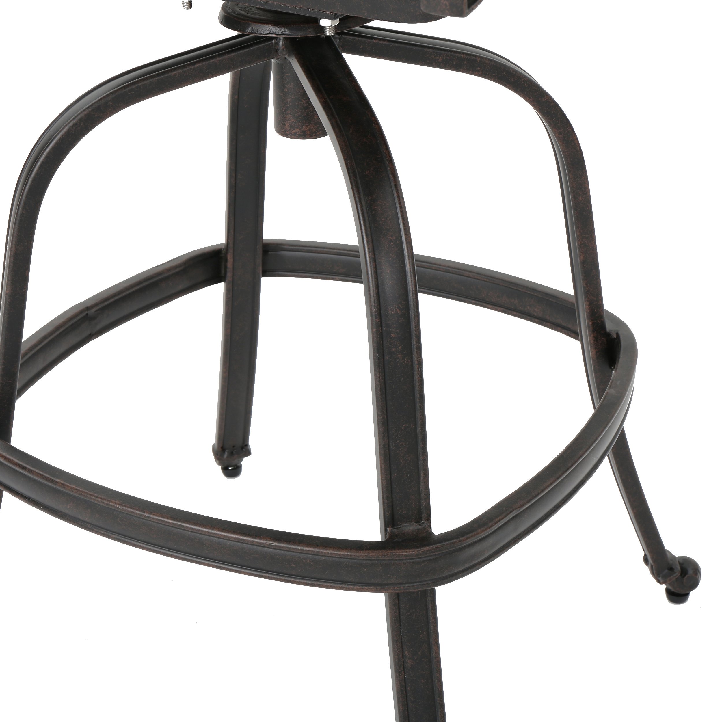 Christopher Knight Home Alfresco Outdoor Bronze Finished Cast Aluminum Barstools, 2-Pcs Set, Bronze