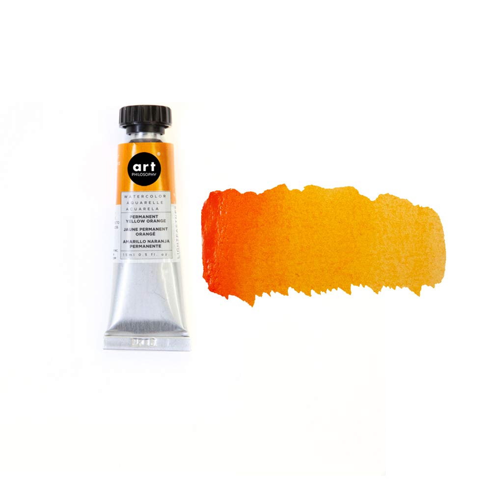 Art Philosophy® Artist Grade Watercolor Tubes Permanent Yellow Orange