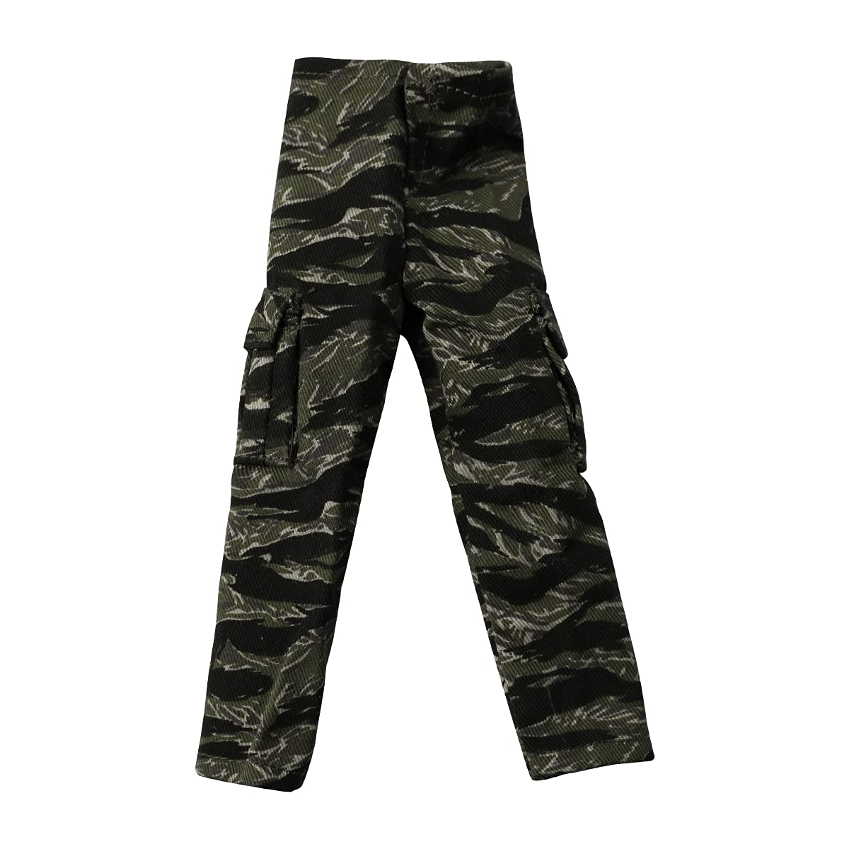 EBCO 2Pcs 1/6 Scale Tiger Strip Camo Military & Woodland Camouflage Suit for 12" Male Military Action Figure Body