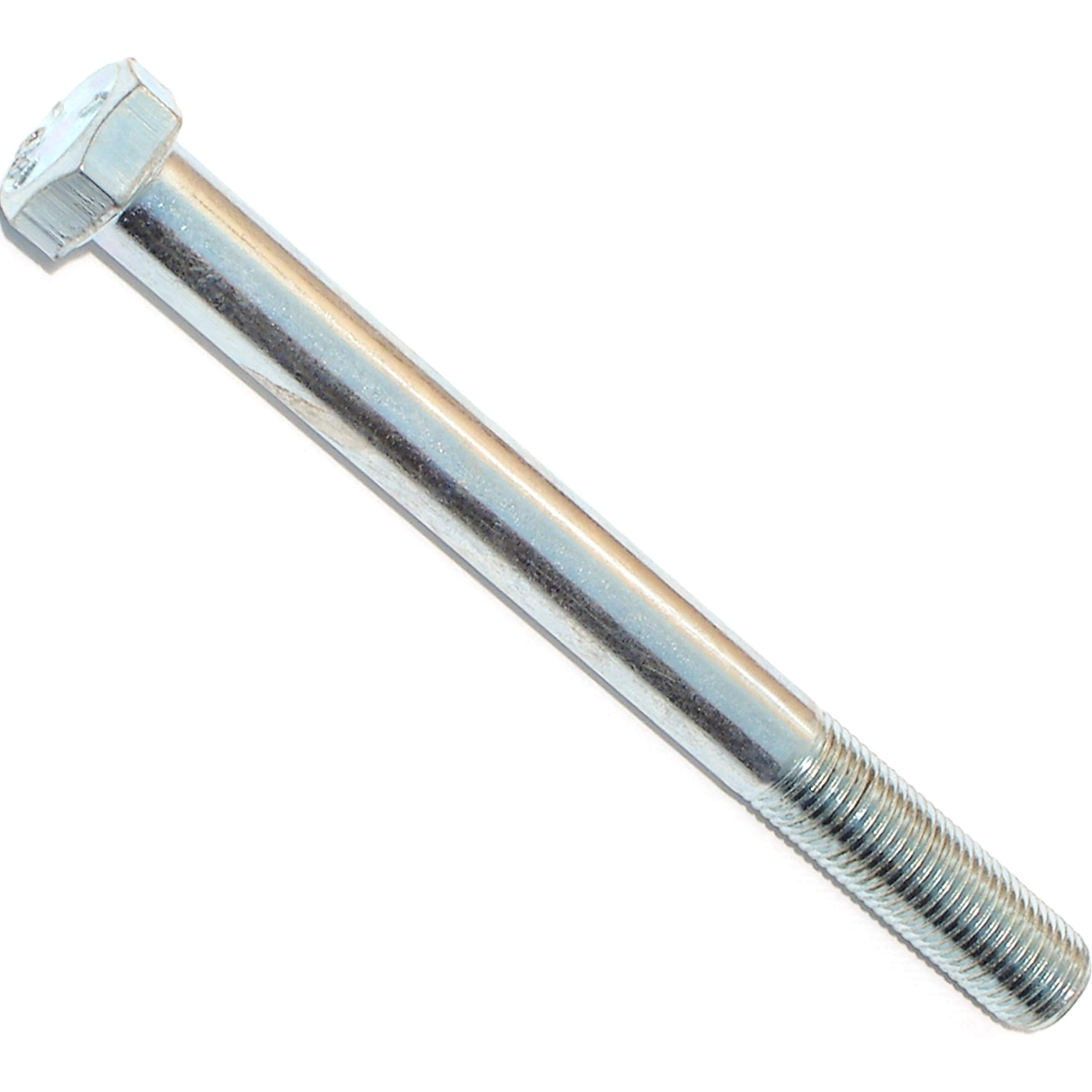 Hard-to-Find Fastener 014973247393 Grade 5 Fine Hex Cap Screws, 3/8-24 x 4, Piece-6,Zinc
