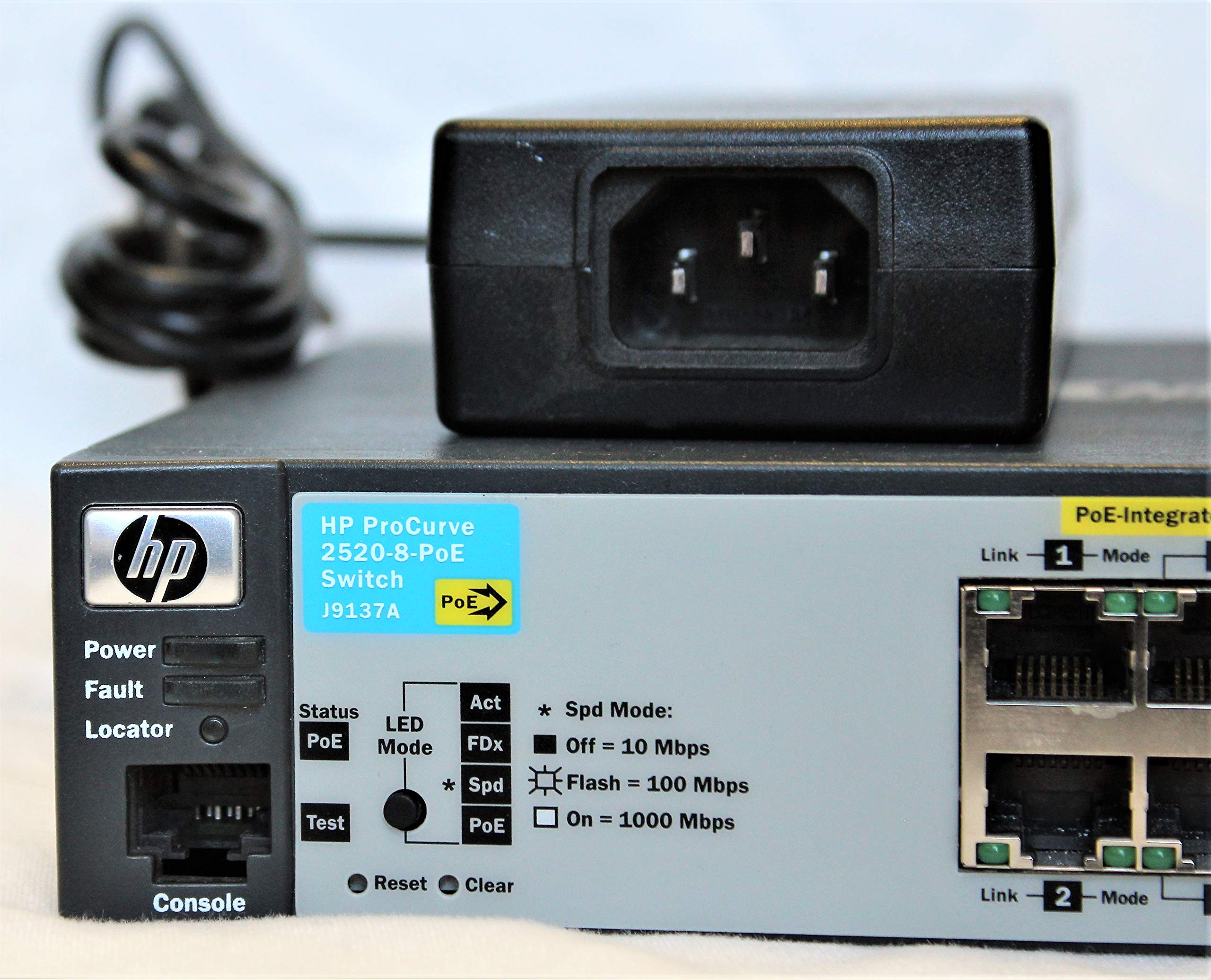 HP 2520-8-PoE Switch 8-Ports 10/100/1000Base-T J9137A#ABA