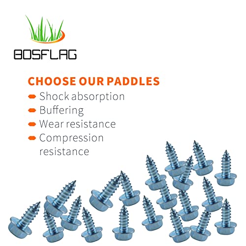 BOSFLAG 20 Pack 1/β4-β14 x 5/8 Hex Washer Self Tapping Screws Replaces MTD 710-0896, 710-0776, 710-0776A, 7100776, 7100776A, 7100896, 910-0896 for Ryobi MTD Series Snow Blowers