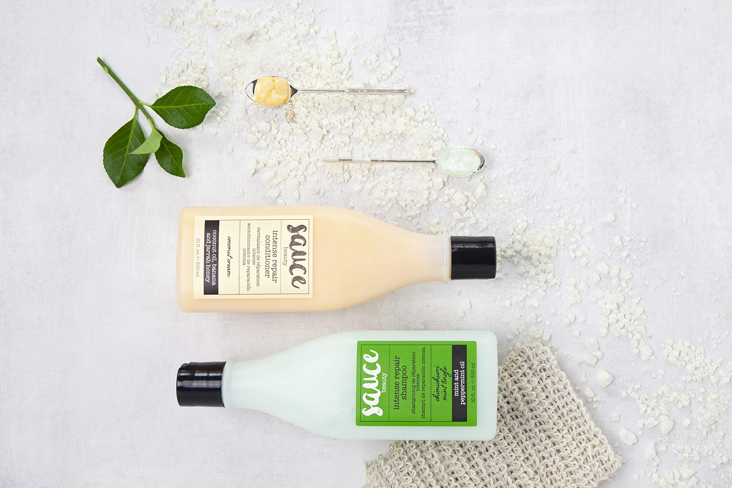 Sauce Beauty Chimichurri Mint Shampoo and Coconut Cream Conditioner Set - 2 10 fl. oz. Bottles