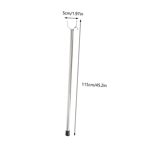 DOITOOL Outdoor for Reach Ceiling Stick Retractable Rod Telescoping Indoor Extending Inch Reaching Wardrobe Hook Long Clothing with Pole Shelf Clothes Adjustable Clothesline Bar